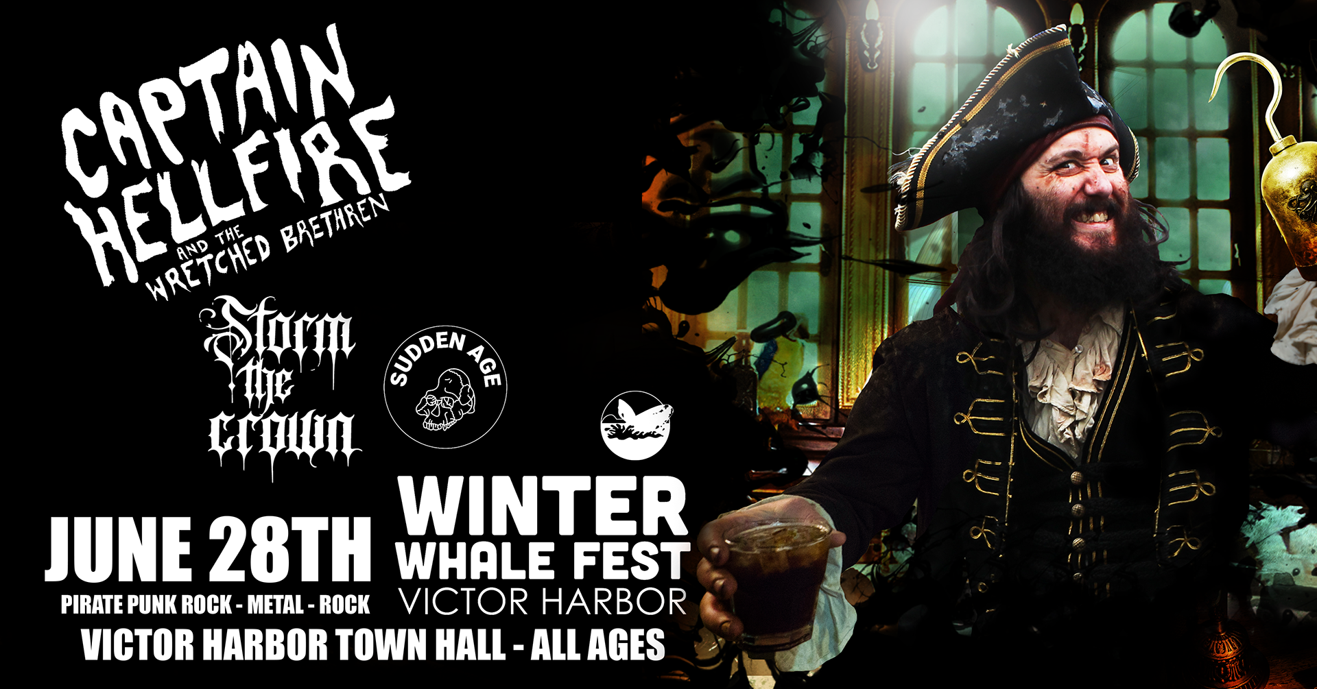 Captain Hellfire & the Wretched Brethren, Storm the Crown, Sudden Age ...